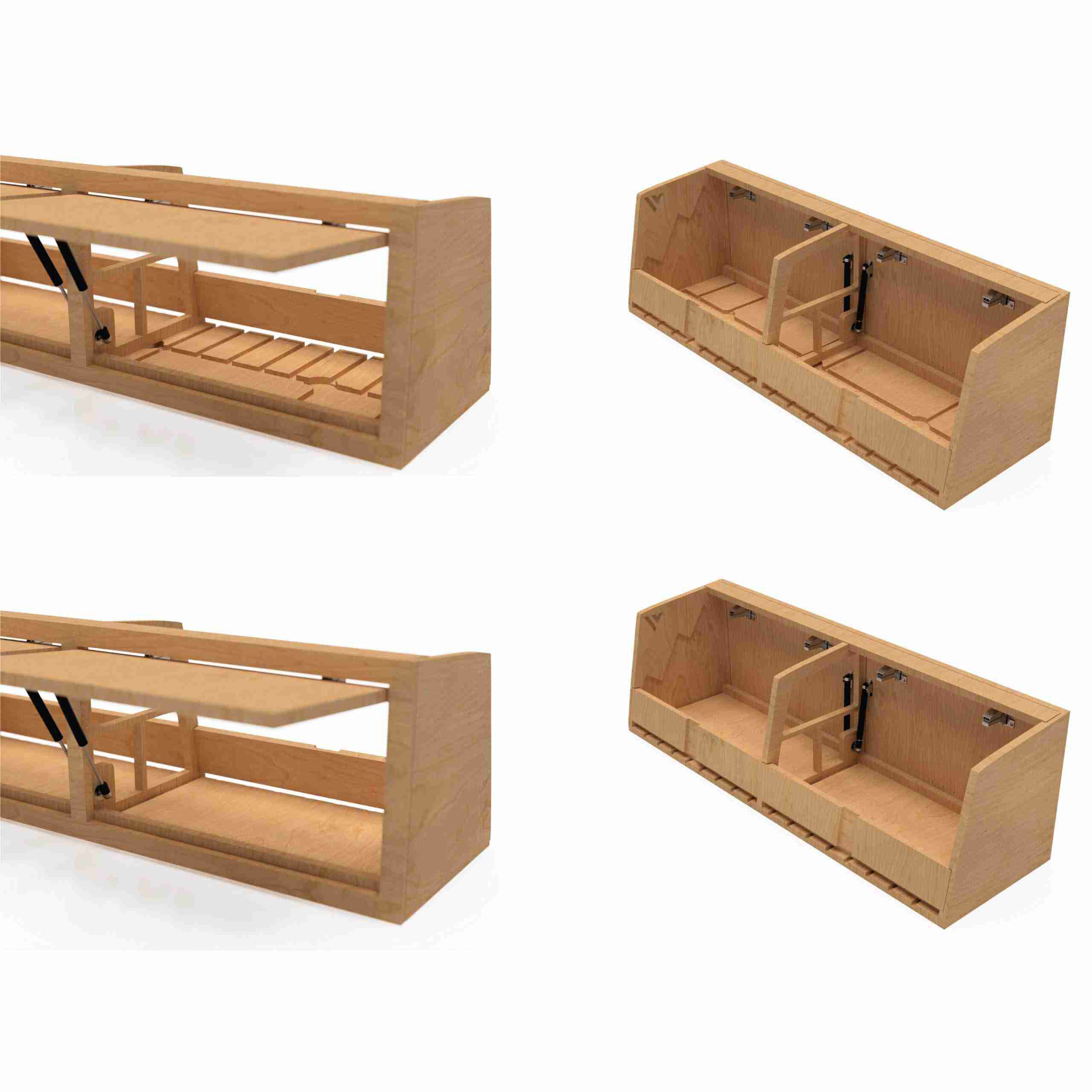 Dodge Promaster Van Baltic Birch Upper Cabinets – Veritas Vans