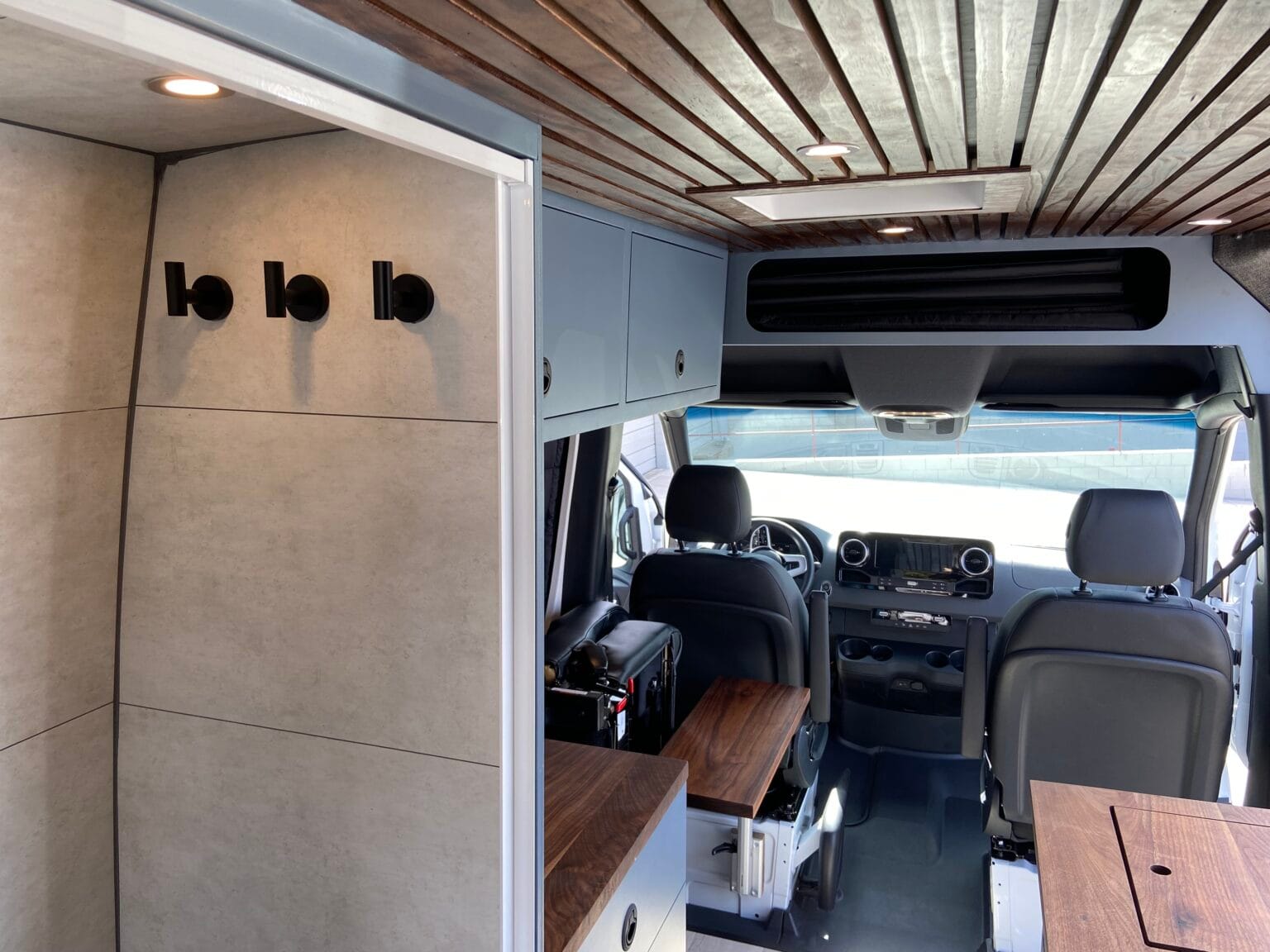 Sprinter Headliner Shelf and Cap 2007+ Mercedes – Veritas Vans