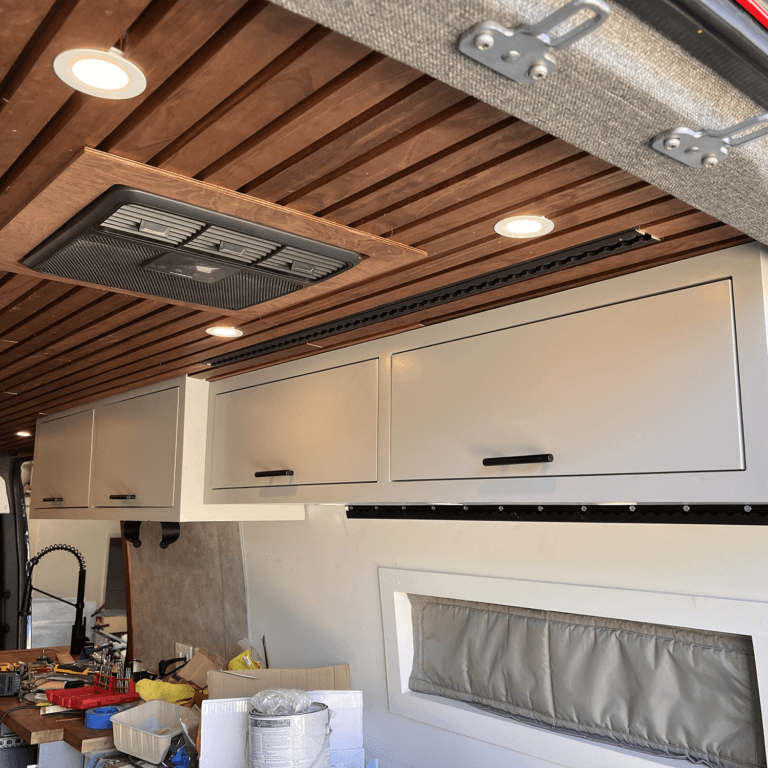 Dodge Promaster Van Baltic Birch Upper Cabinets – Veritas Vans