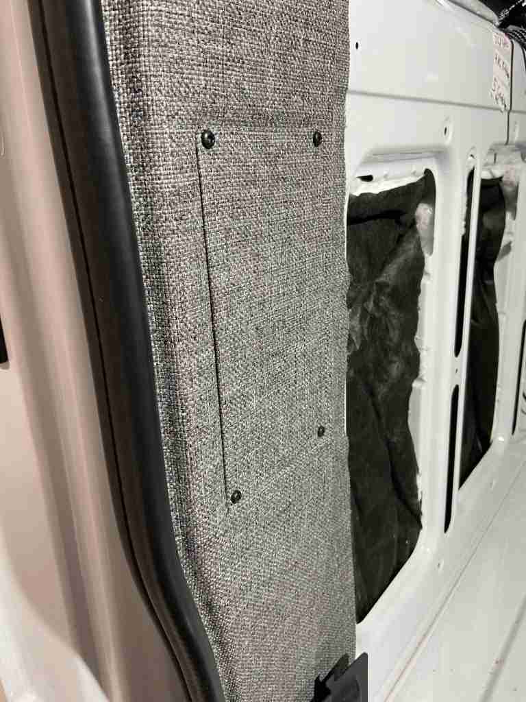 Fabric Wrapping your van’s metal columns – Veritas Vans