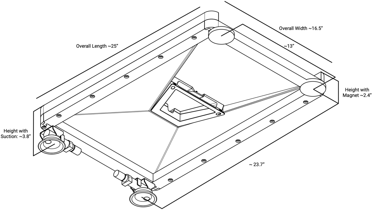 Starlink Standard Mount | Gen 3 or 4 and Enterprise – Veritas Vans